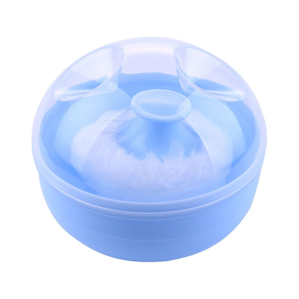 Baby Powder Puff with Box - Winceyette No-Shed Body Powder Applicator ...