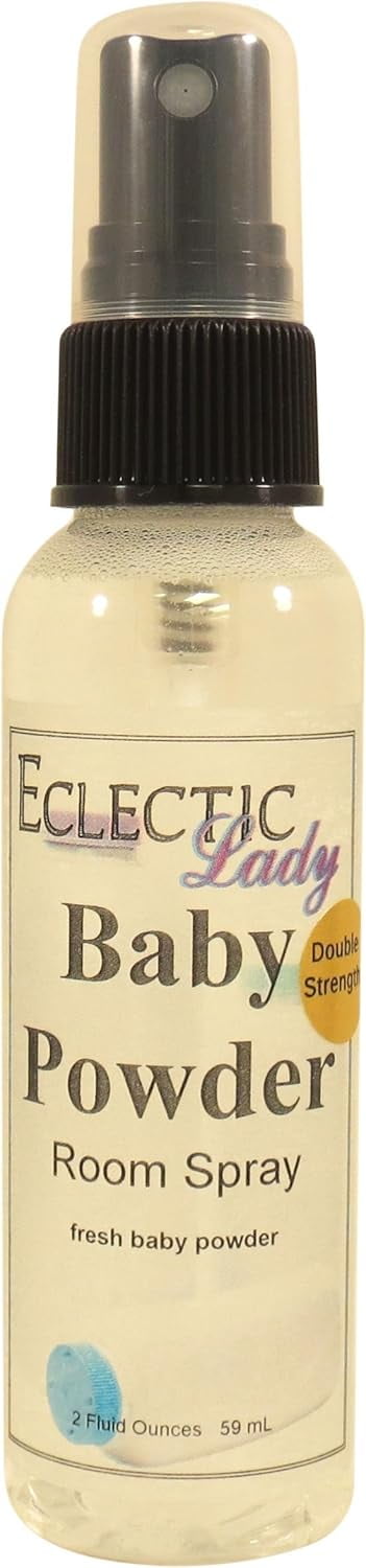 Baby Powder Room Spray (Double Strength), 2 Ounces, No Artificial ...