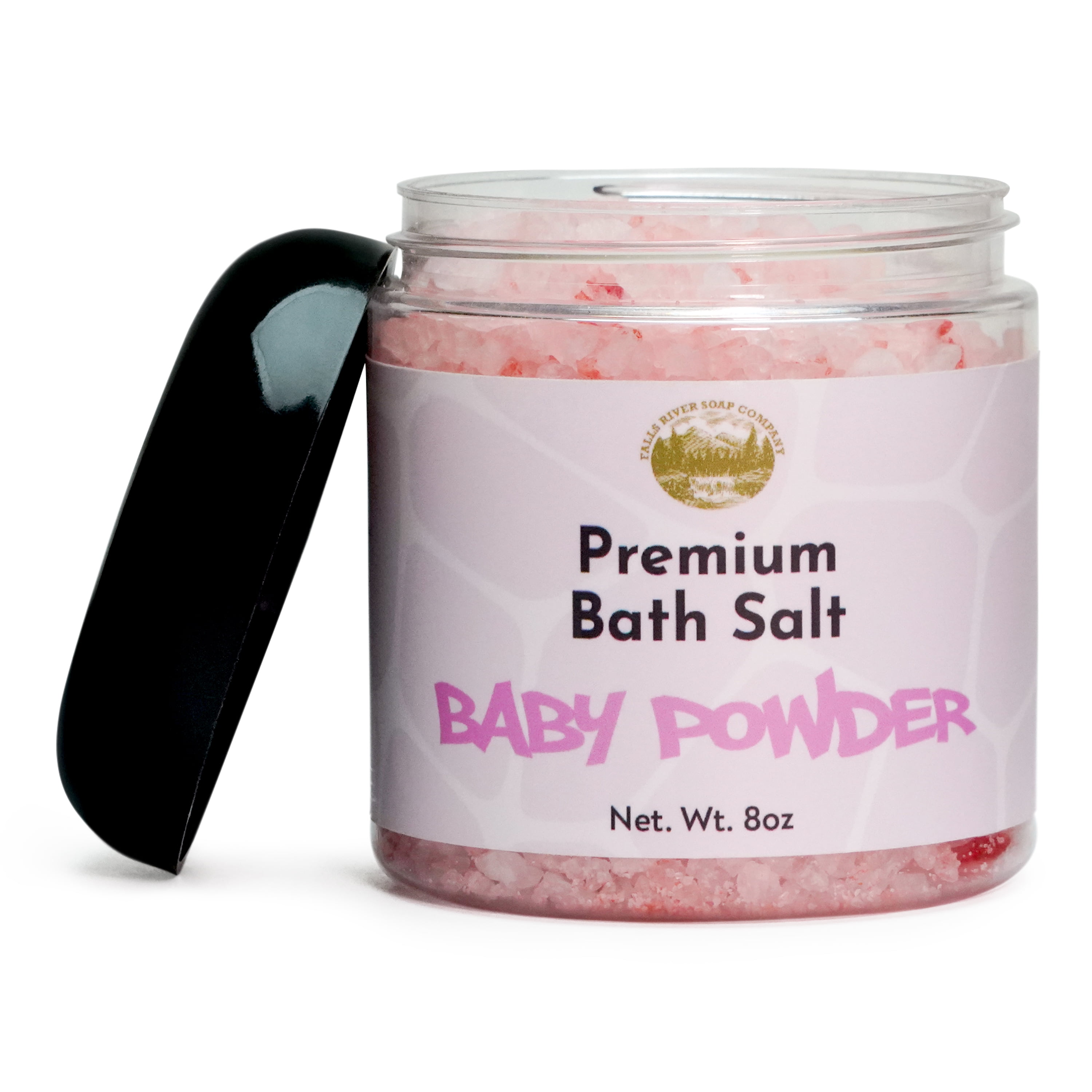 Baby Powder Salt Scrub - 8oz Detox Bath Salt Body Scrub, Great as a ...