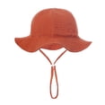 Baby Print Bucket Hat Spring Sun Protective Infant Fisherman Hat Skin ...