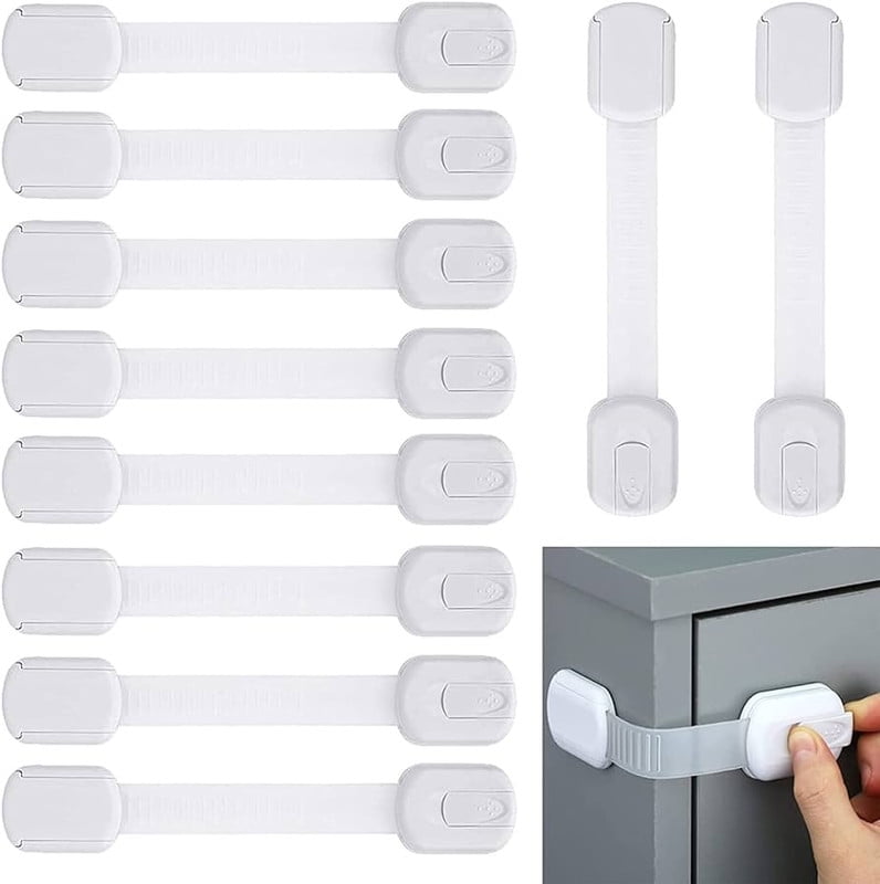 Baby Proof CopperSky 10-Pack 3M Adhesive Child Safety Strap Locks ...