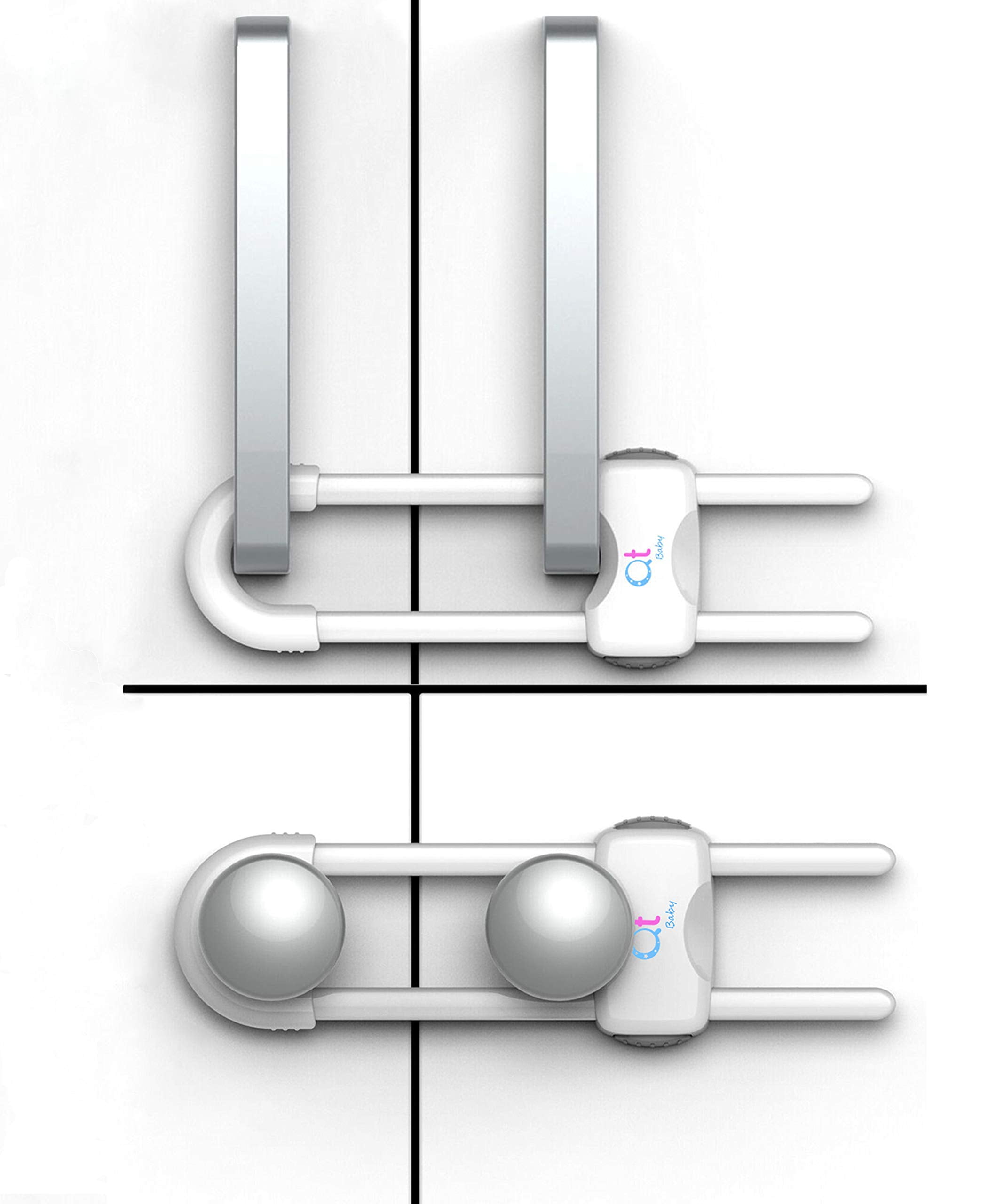 Baby Proofing Cabinet Locks | Adjustable U Shaped Baby Safety Latches ...