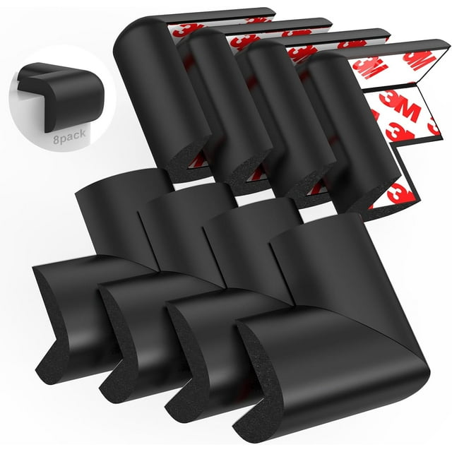 Baby Proofing Corner Guards, 8 Pack Pre-Taped Table Corner Protector ...