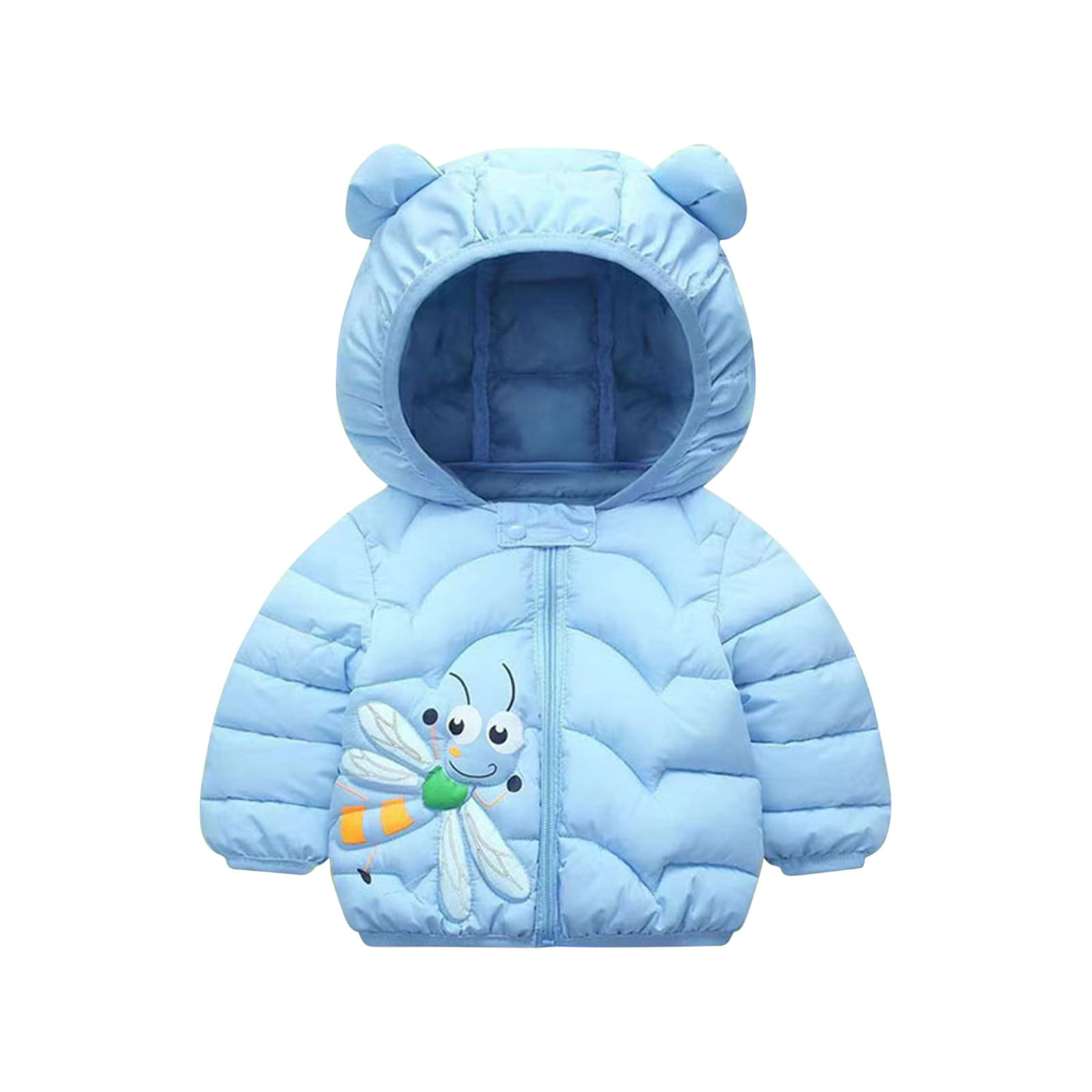 Baby Puffer Jacket Winter Hooded Coat Lightweight Clearance Sale Toddler Kids Baby Boys Girls ...