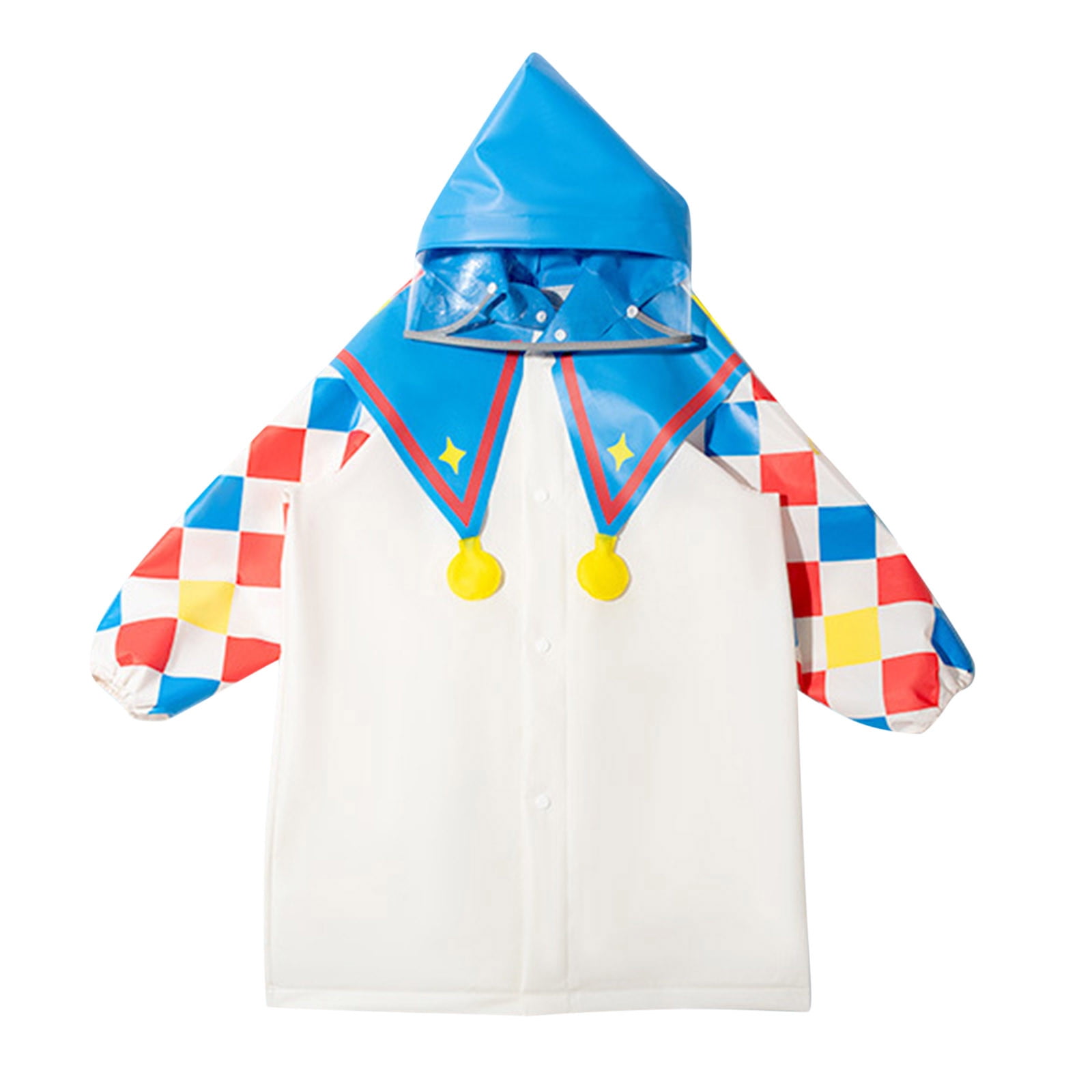 Baby Rain Jacket Kids Toddler Princess Print Waterproof Reflective ...