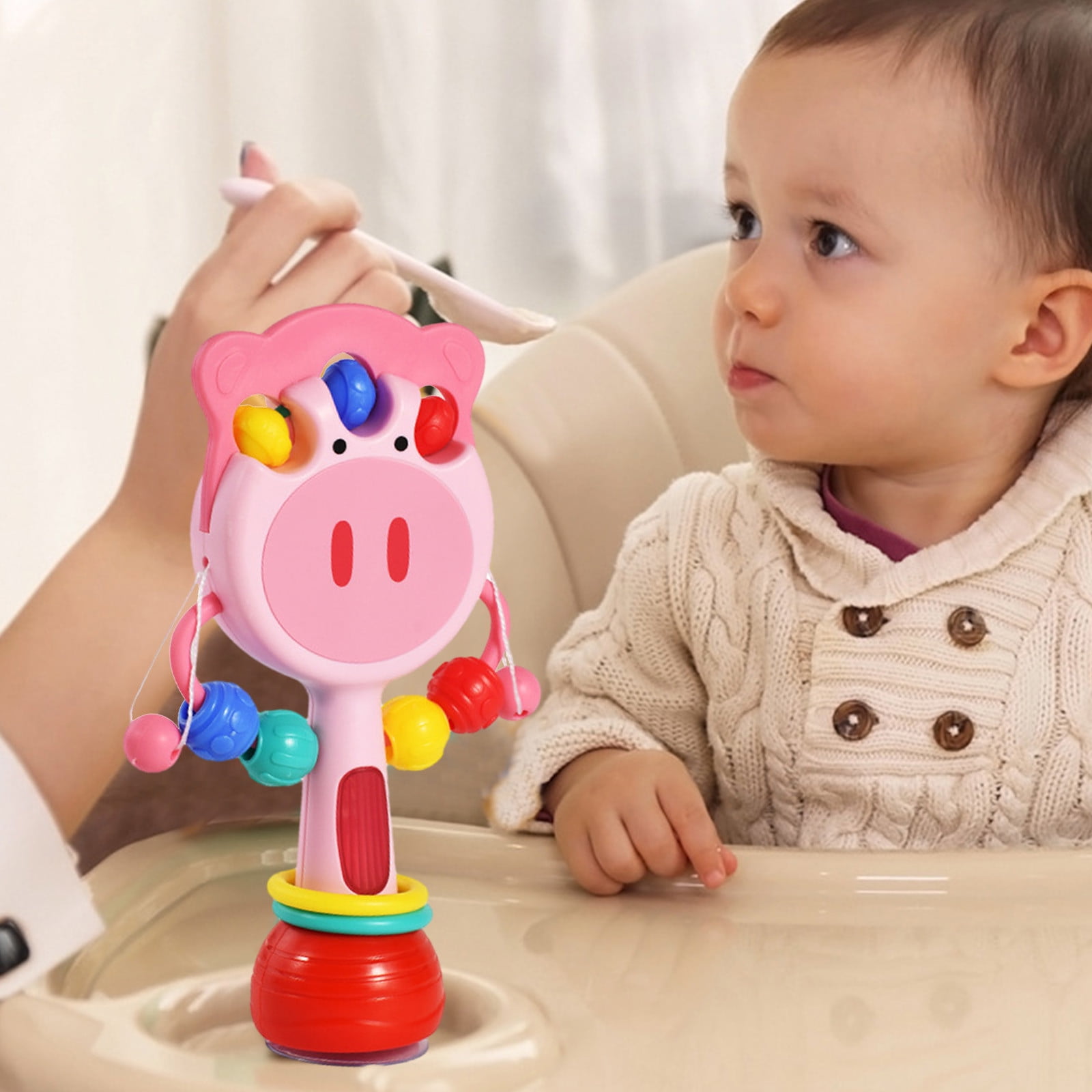 Baby Rattle Interactive Toys Puzzle Toys for Kids Musical Rattle Toy ...