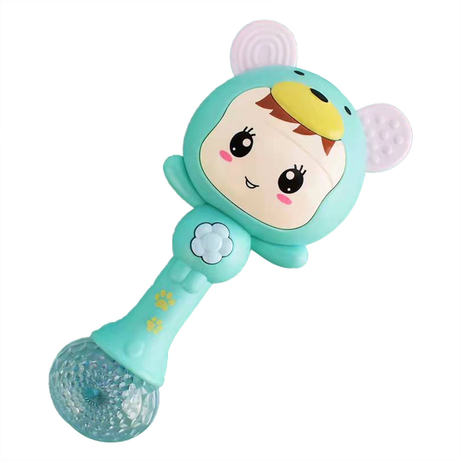 Baby Rattle Musical Toy, Light-Up Teething & Chew Sensory, Easter ...