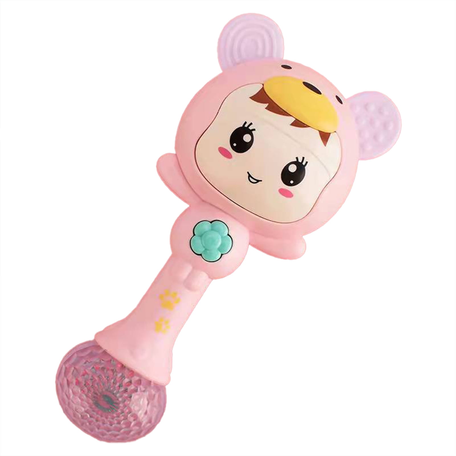 Baby Rattle Musical Toy, Light-Up Teething & Chew Sensory, Easter ...