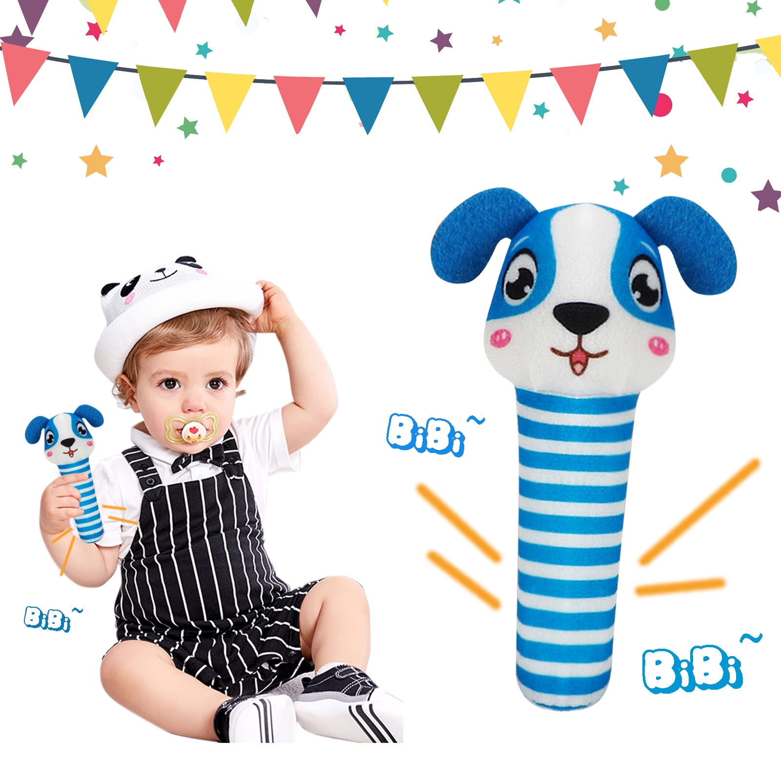 Baby Rattles Baby Soft Rattles Shaker Developmental Hand Baby Toys Cute ...