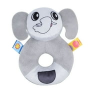 Ingenuity Premium Soft Plush Ring Rattle - Van the Elephant, Ages ...