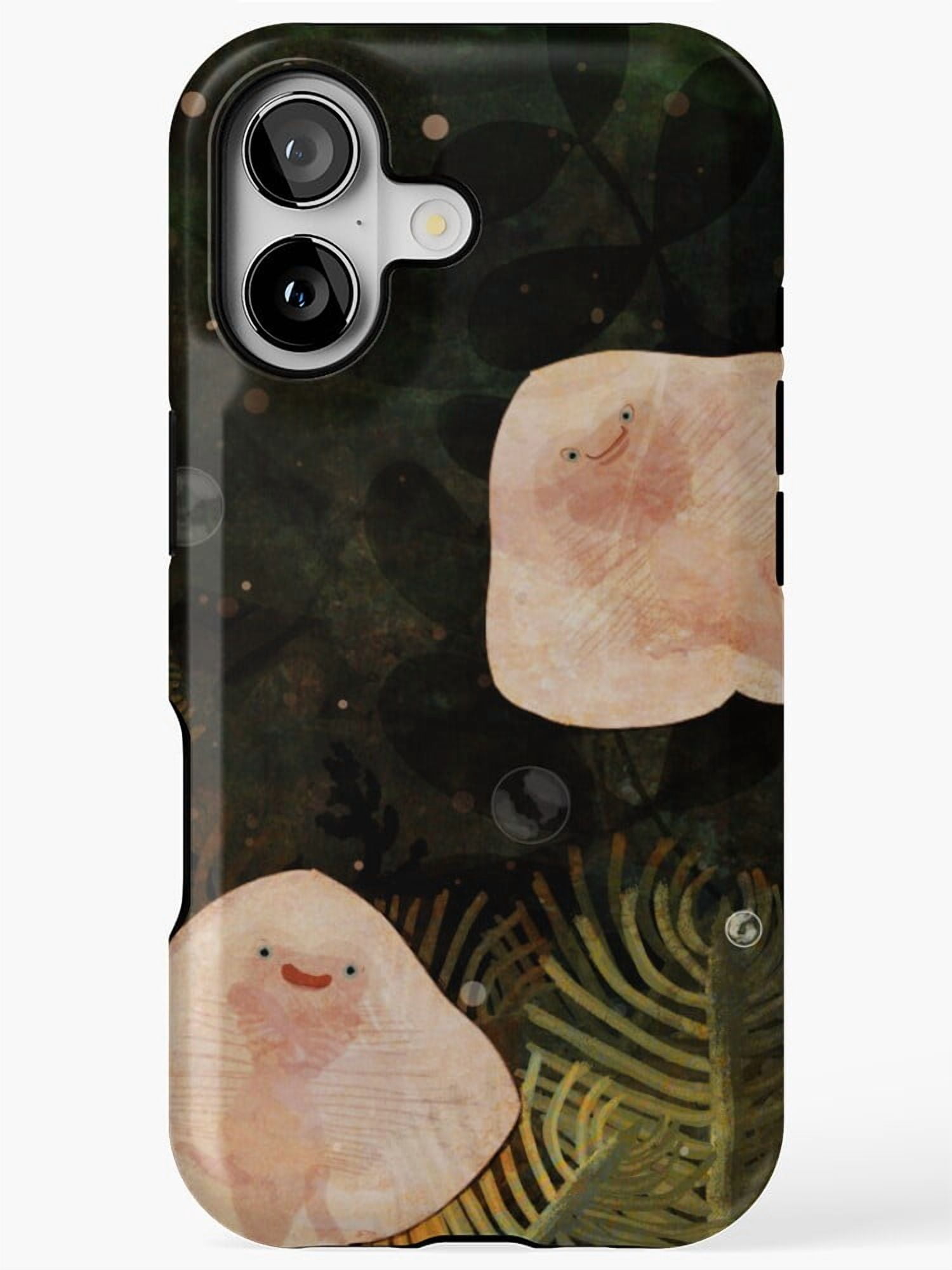 Baby Rays Cute Ocean Manta Ray Illustration Phone Case for iPhone 11 12 ...