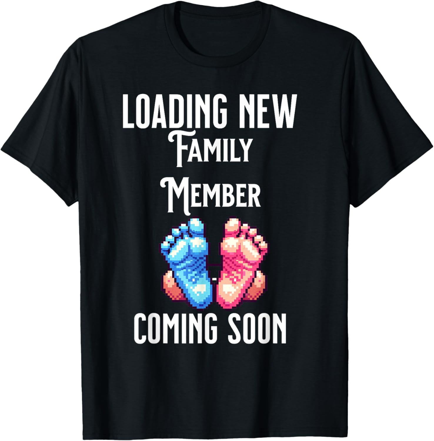 Baby Reveal Loading new Family Member coming soon T-Shirt02 - Walmart.com