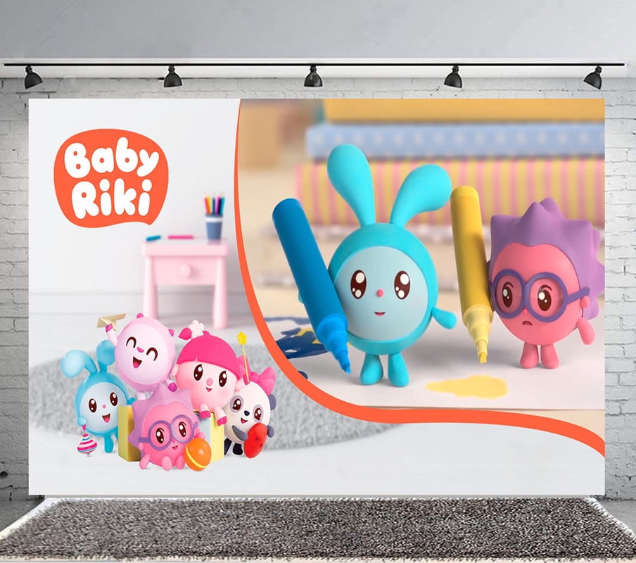 Baby Riki Backdrop Banner Party Supplies Poster Movie Theme Background ...