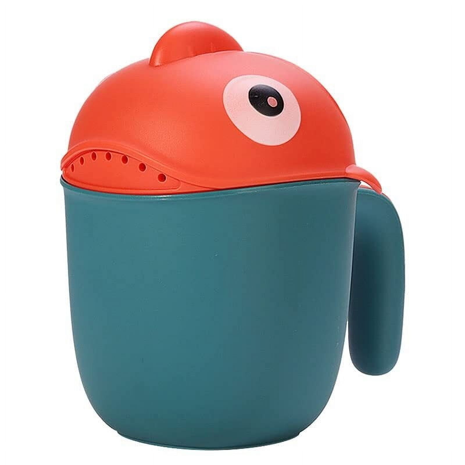 Baby Rinse Cup, Cute Cartoon Fish Baby Bath Rinser Baby Rinser Pail ...