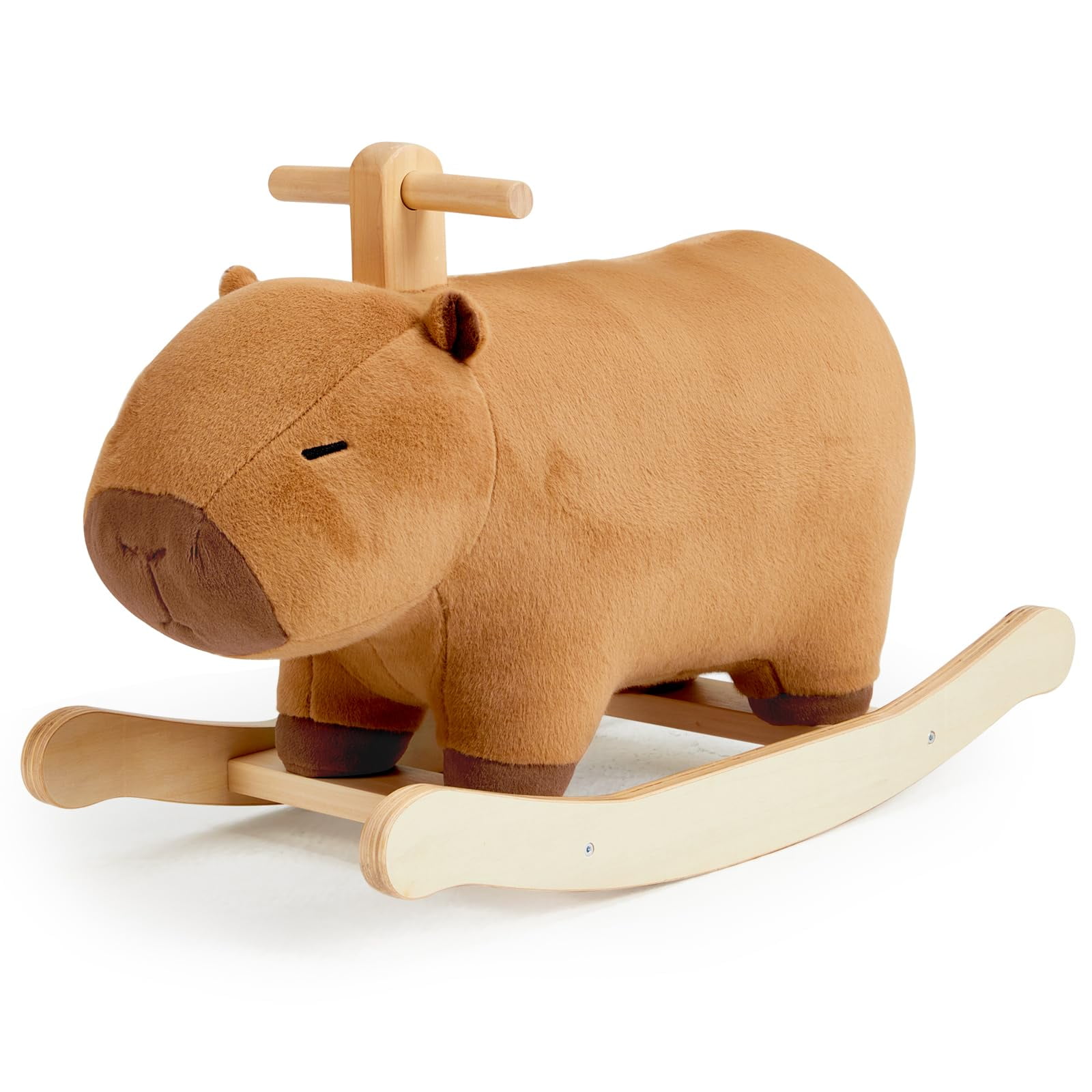 Baby Rocking Horse,Capybara Wooden Rocking Horse For Toddlers 1 Year ...