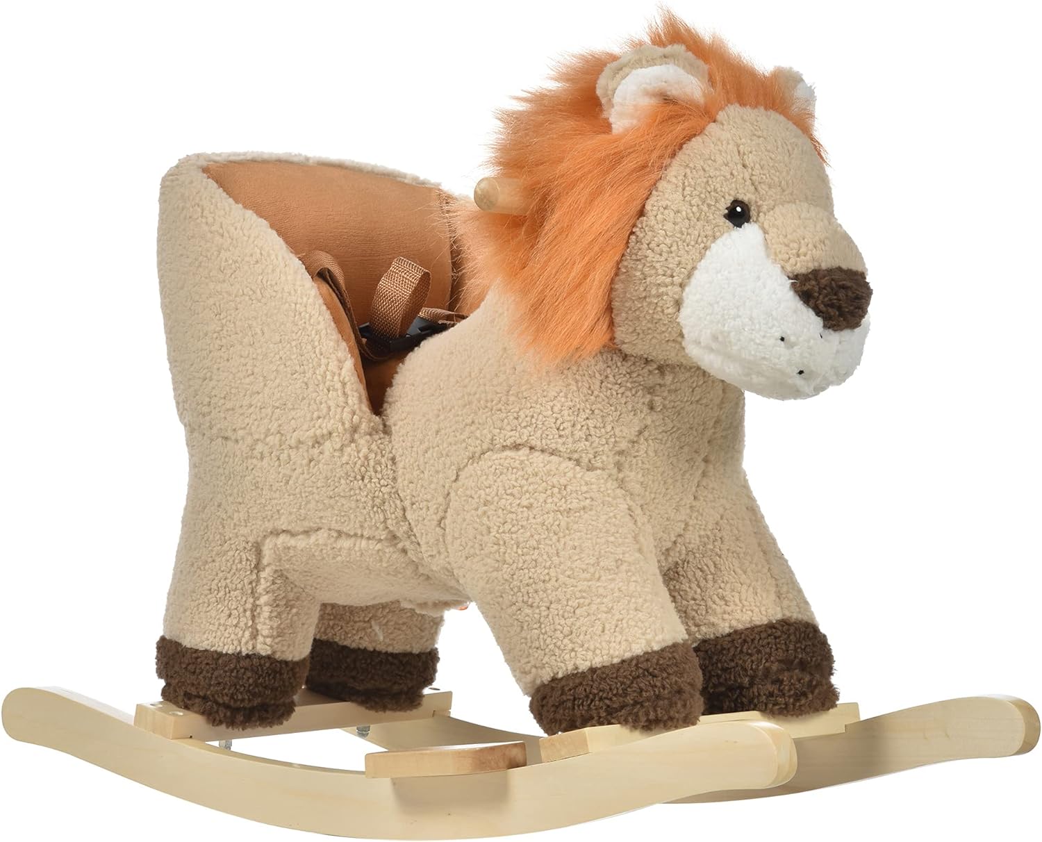 Baby Rocking Horse Lion with Sound, Plush Stuffed Rocking Animals ...