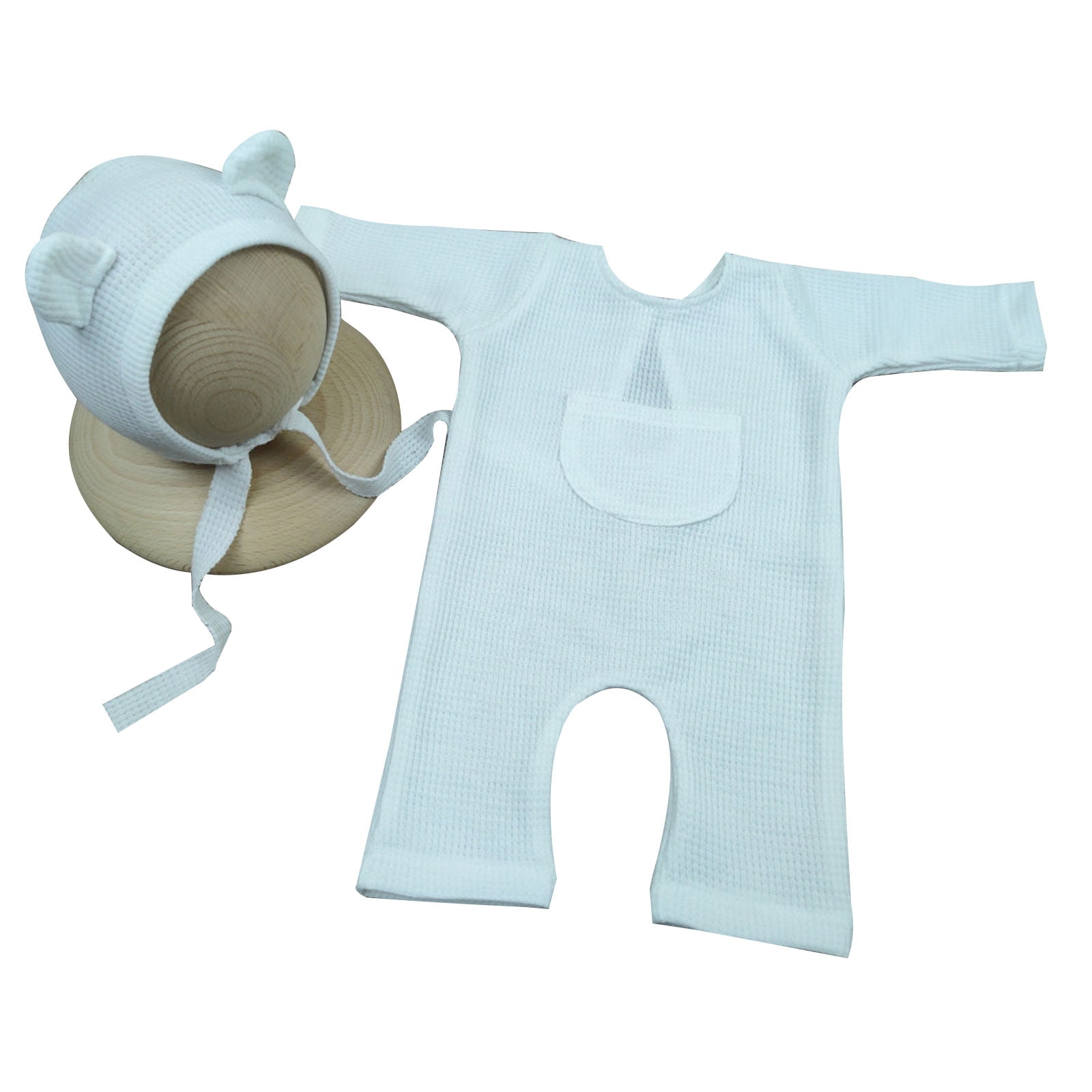 Baby Romper Photography Clothes Infant Photo Props, Cartoon Bear Hat ...