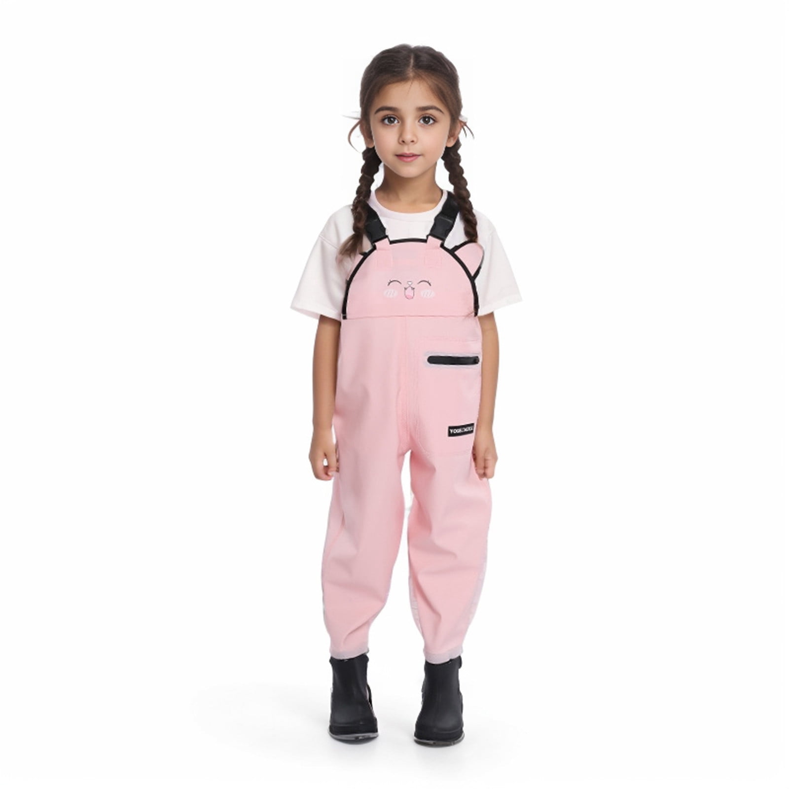 Baby Rompers Girl Kids Cartoon Chest Waders Fishing Waterproof with ...