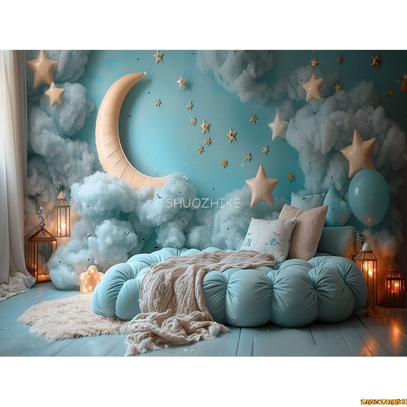 Baby Room Happy Birthday Photography Backdrops Props Newborn Party ...