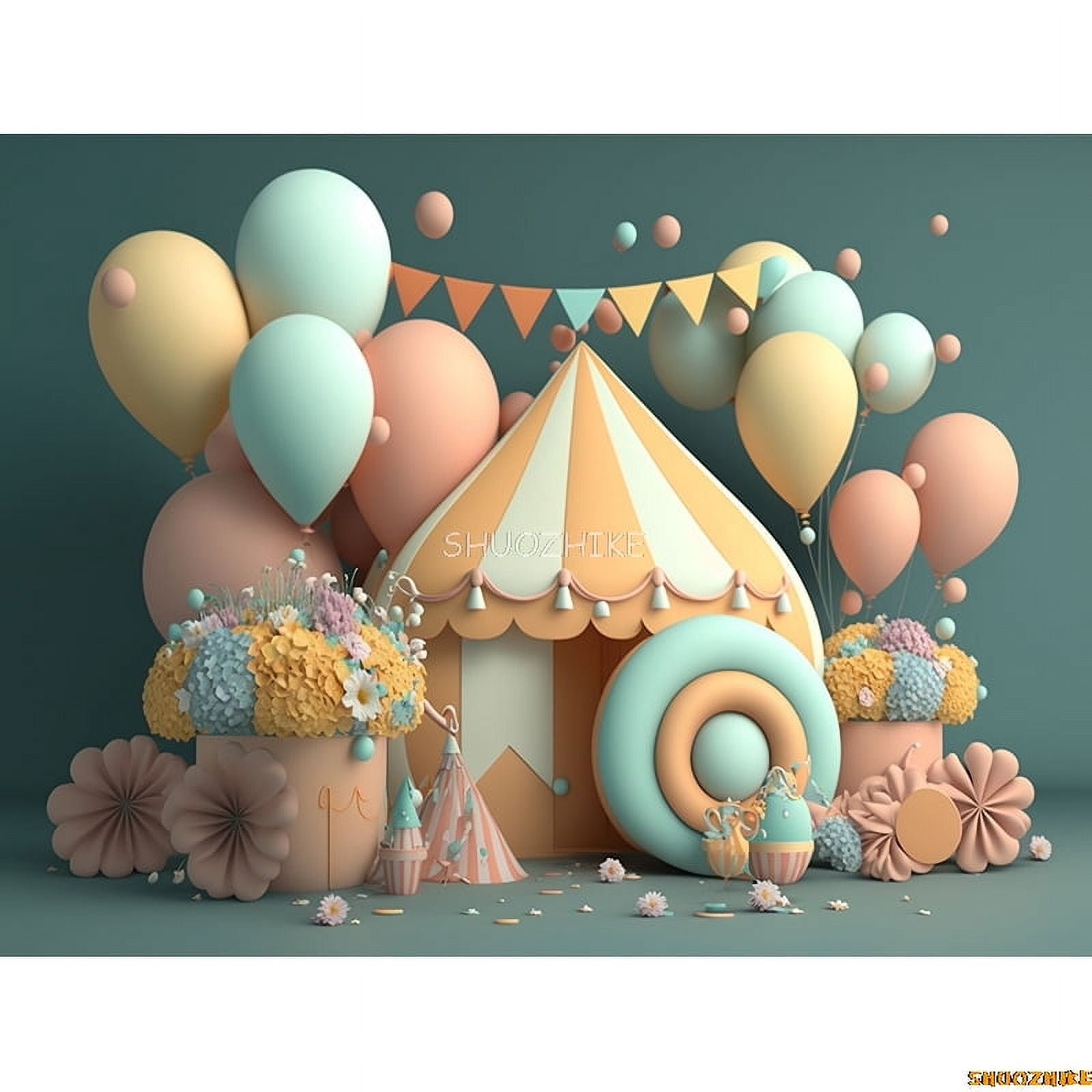 Baby Room Happy Birthday Photography Backdrops Props Newborn Party ...