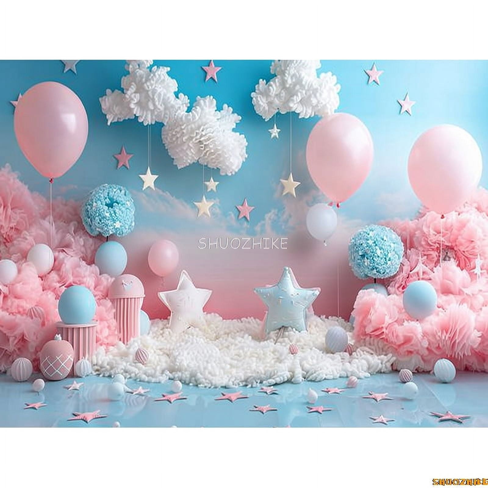 Baby Room Happy Birthday Photography Backdrops Props Newborn Party ...