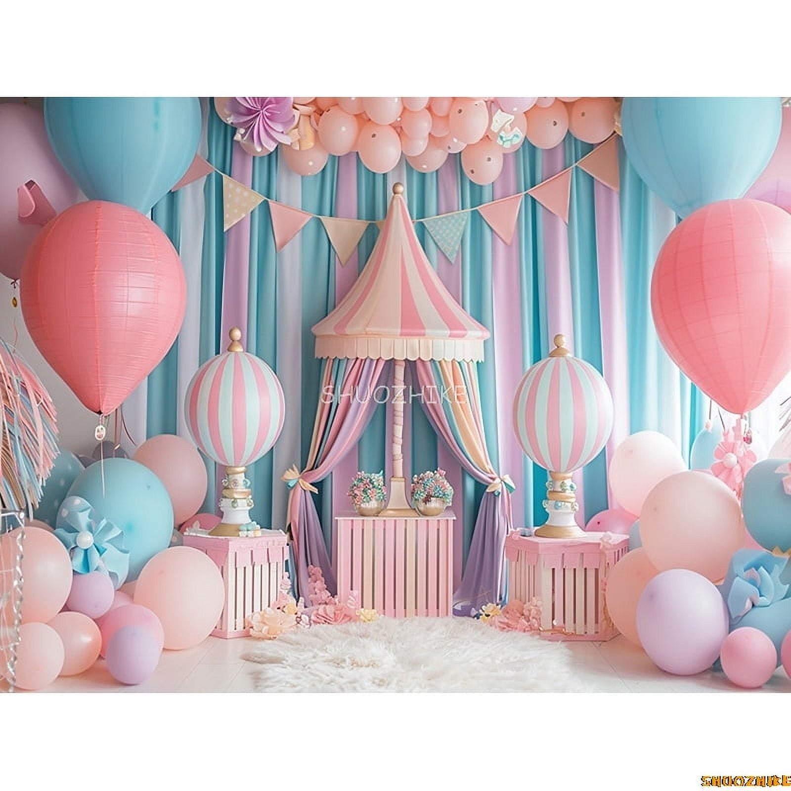 Baby Room Happy Birthday Photography Backdrops Props Newborn Party ...