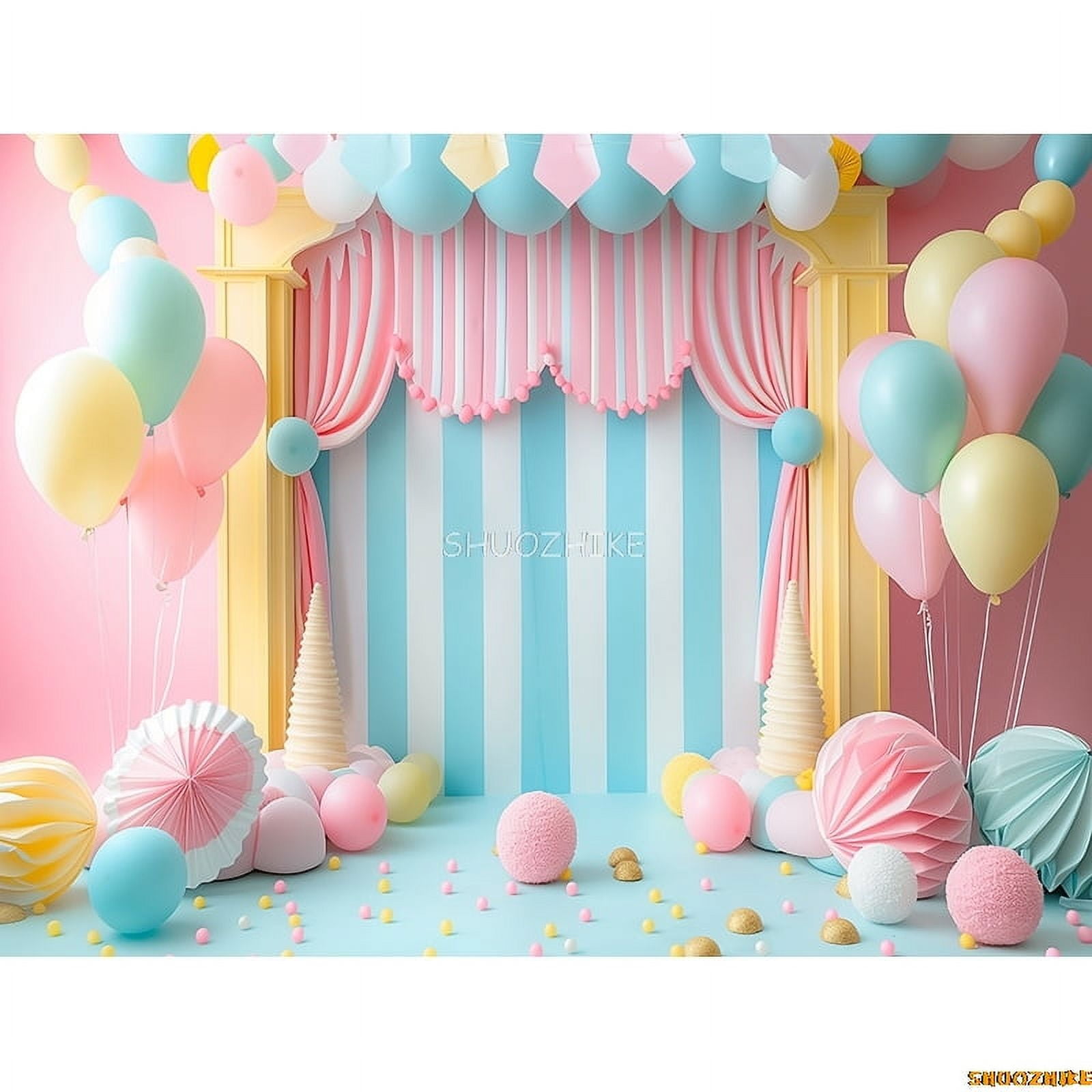 Baby Room Happy Birthday Photography Backdrops Props Newborn Party ...