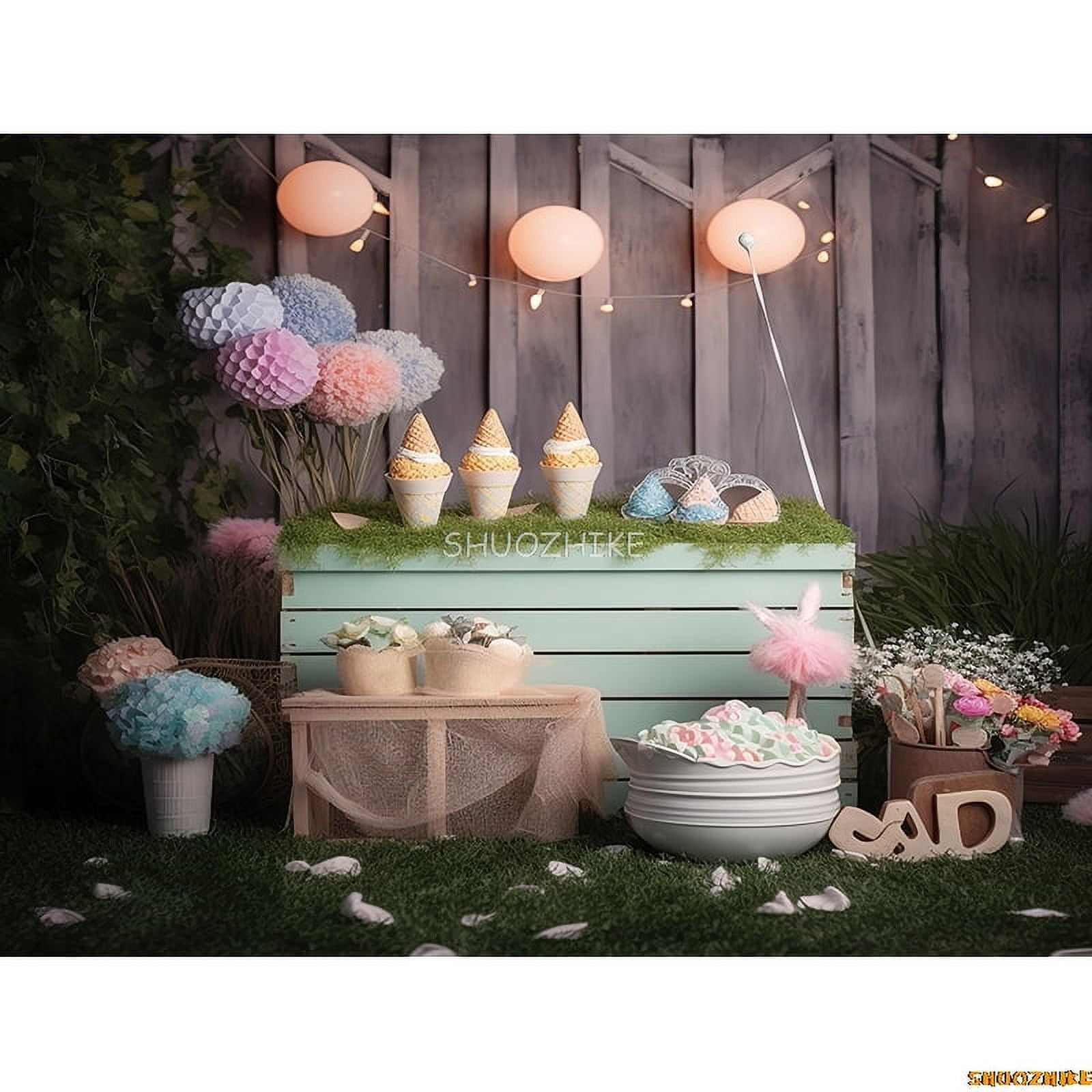 Baby Room Happy Birthday Photography Backdrops Props Newborn Party ...