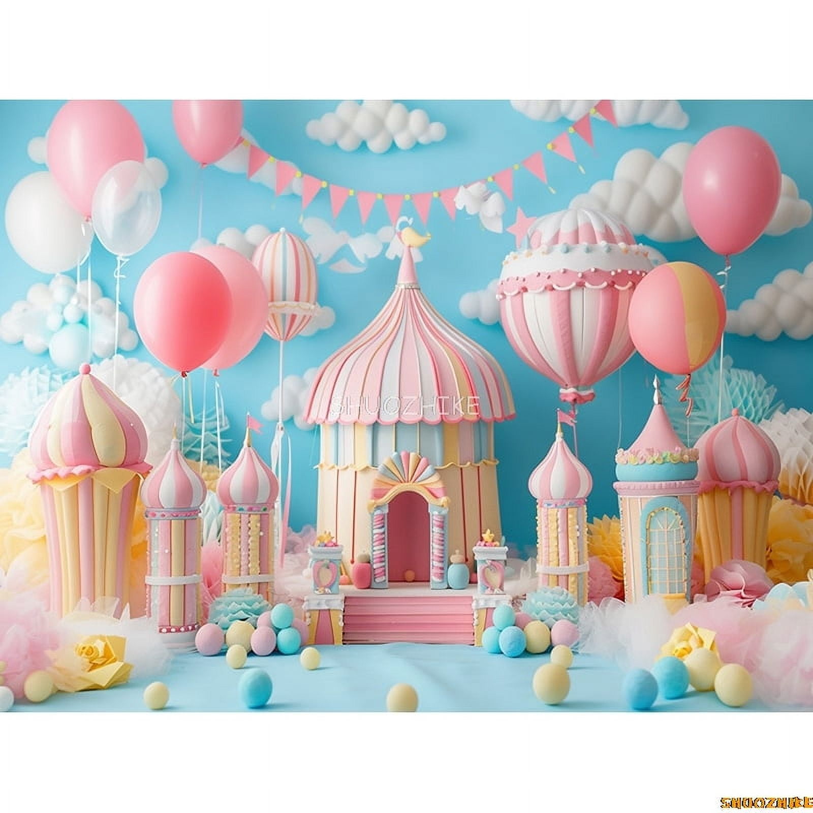 Baby Room Happy Birthday Photography Backdrops Props Newborn Party ...