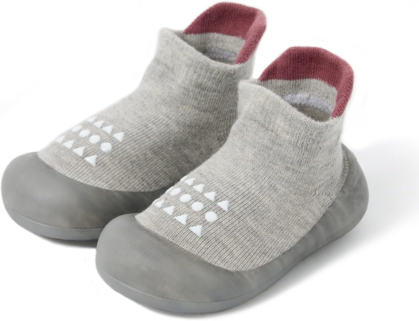 Baby Rubber Sole Non-Skid Walking Sock Shoes, Baby Indoor Floor ...
