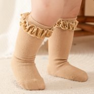 Uccdo Baby Girl Lovely Lace Ruffle Frilly Cotton Ankle Socks Newborn ...