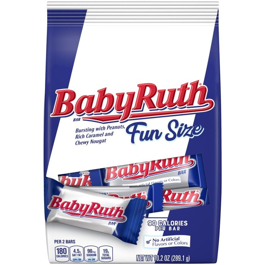 Baby Ruth Fun Size Chocolate Candy Bars 10.2 Oz. - Walmart.com