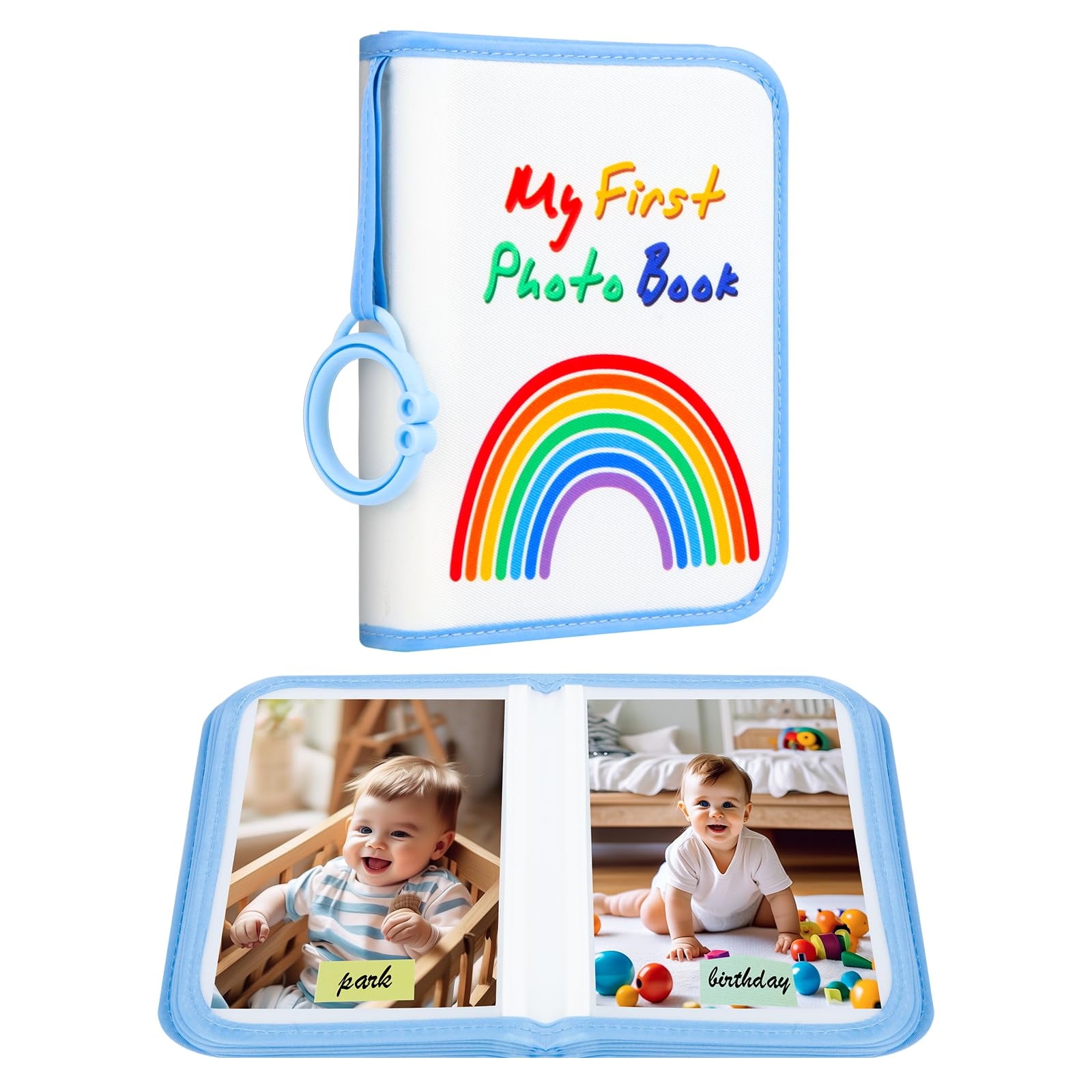 Baby'S My First Photo Album For Baby Holds 21 4X6 Photos, Baby Photo ...