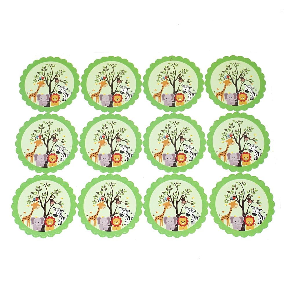 Baby Safari Seal Paper Stickers, Green, 2-1/2-Inch, 12-Count - Walmart.com