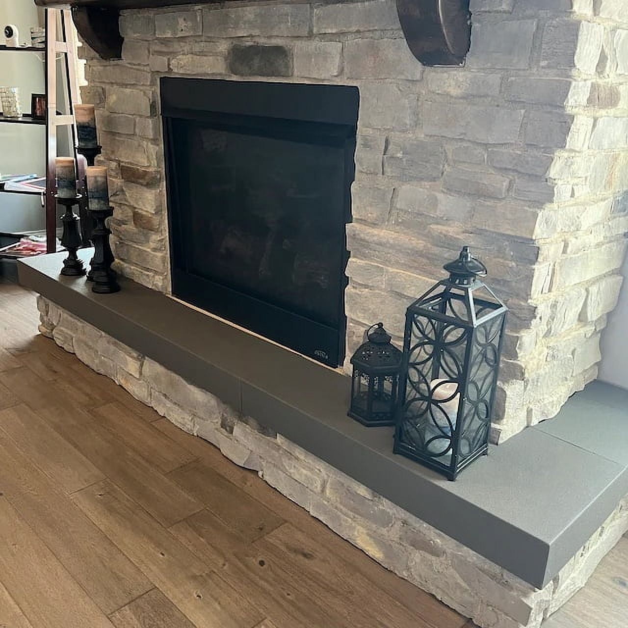 "Large Gray Baby Safety Foam Fireplace Hearth Guard, Child Proof ...