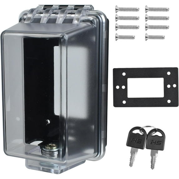 Baby Safety Outlet Cover Box-Key Lock for Much Better Toddler Proofing ...