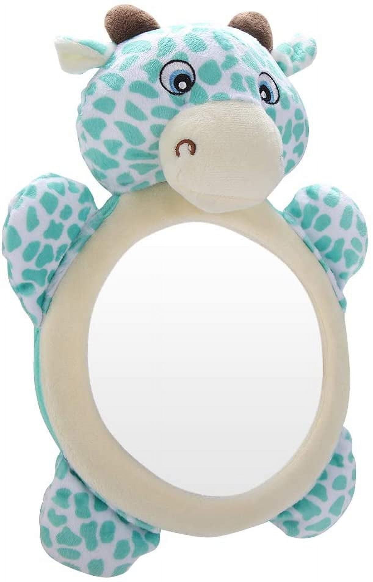 Baby Safety Rearview Mirror Creative Haha Mirror Cartoon Giraffe Shaped ...
