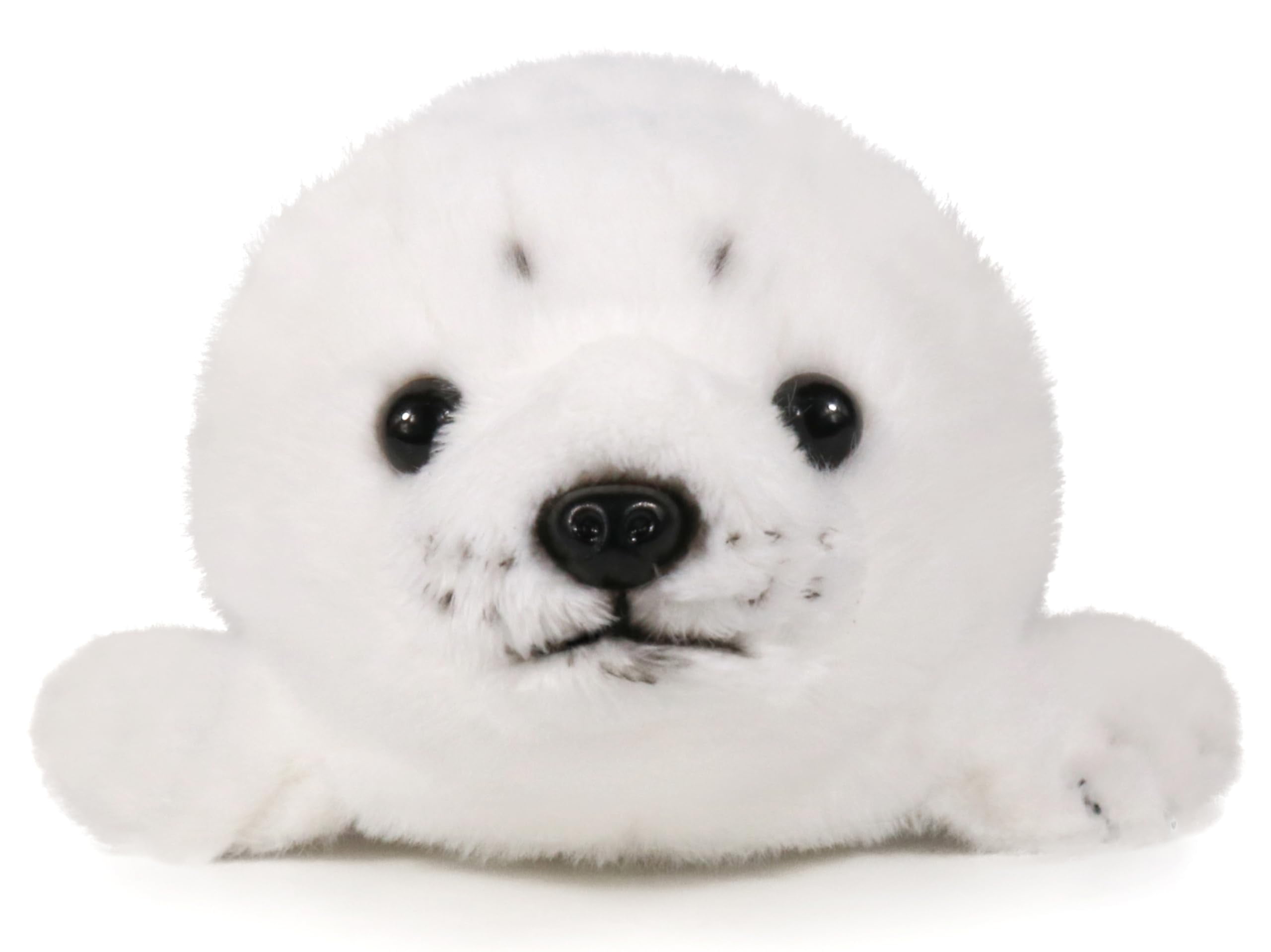 Baby Seal Stuffed Animal Plush Toy White 10 Inches - Walmart.com