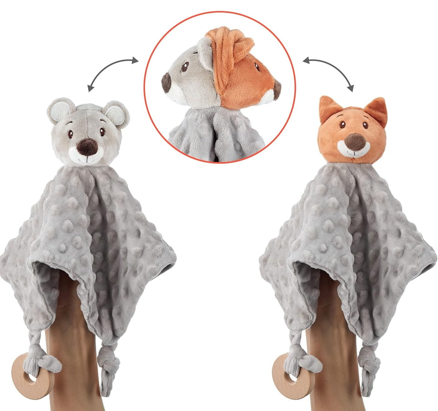 Baby Security Blanket Bear – Baby Blankets for Boys and Girls, Soft ...