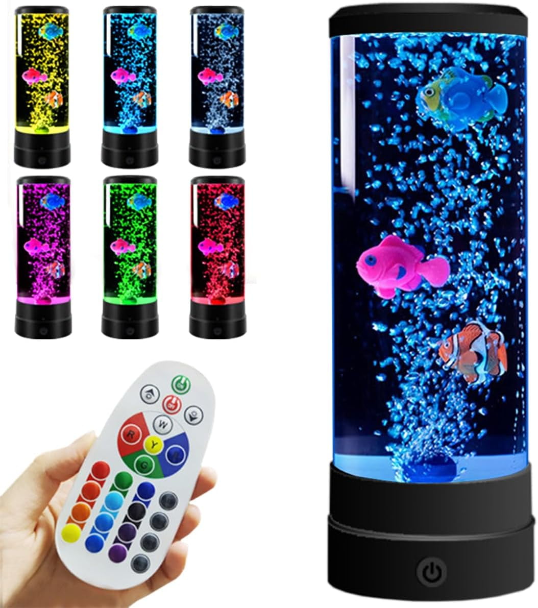 Baby Sensory Fish Lamp, Sensory Fish Tank Lamp, Sensory Fish Bubble ...