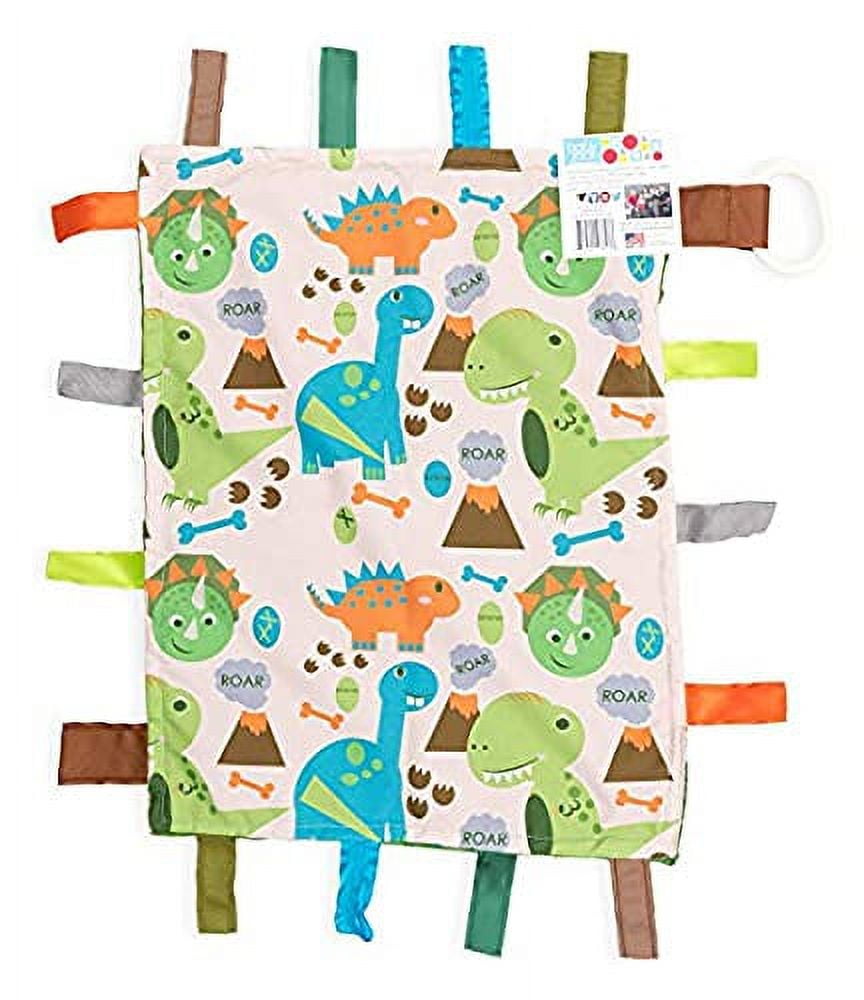 Taggies Blanket Kyte BABY Lovey In Marigold With Wooden Teething Ring ...