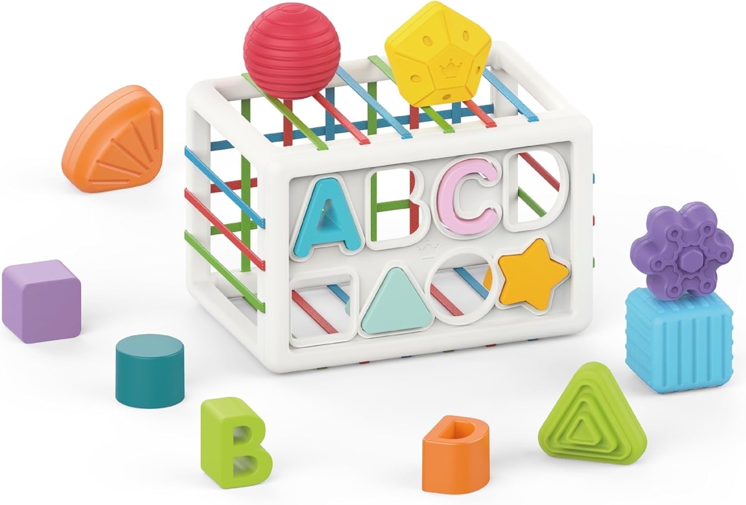 Montessori Toys,Baby Shape Sorter Toys for 1 Year Old,Upgrade Baby ...