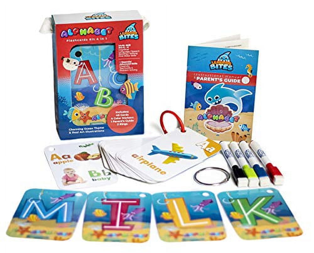 Baby Shark Alphabet Flash Cards Games - Best Gift Toddler Toys ...