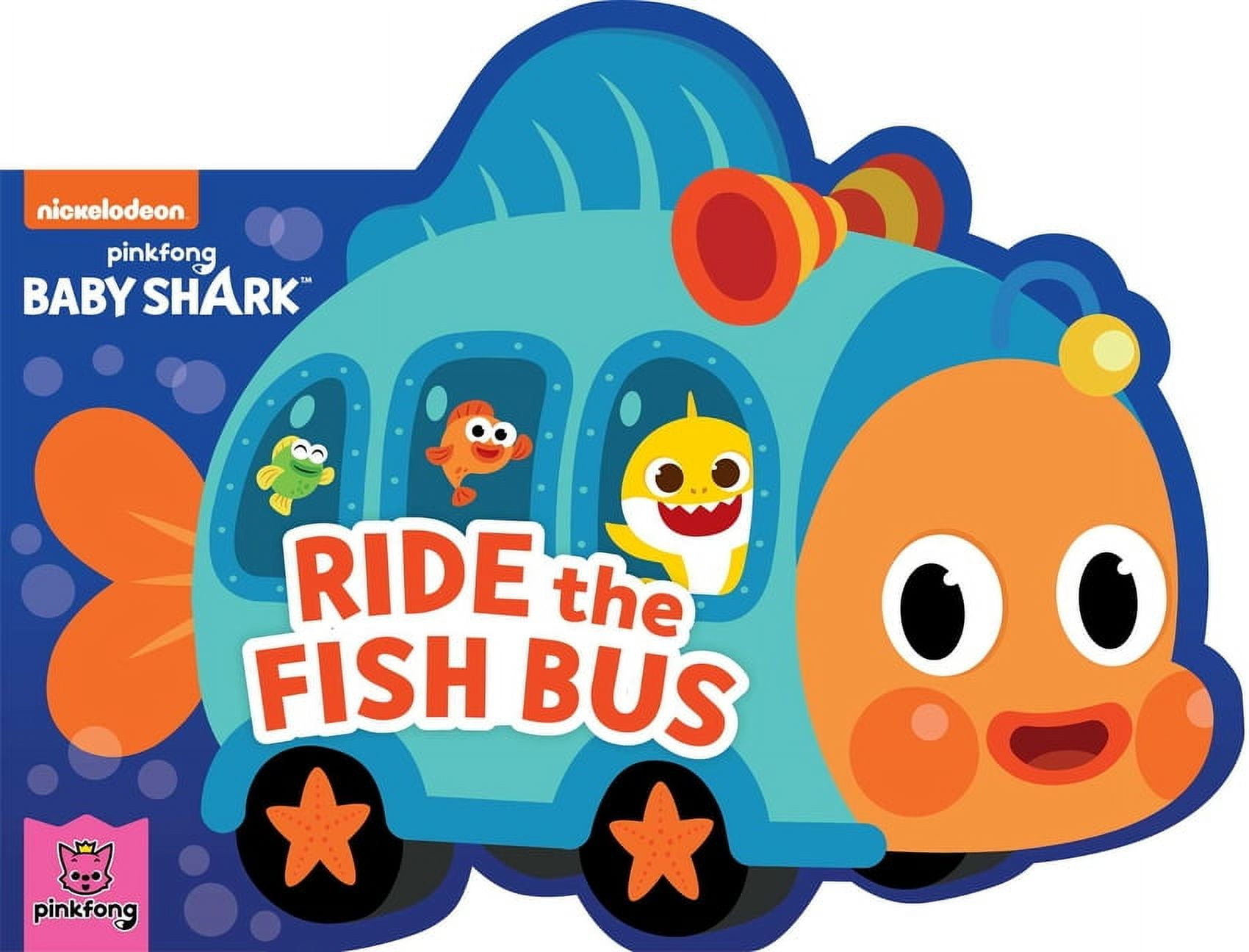 Baby Shark Baby Shark: Ride the Fish Bus, (Board Book) - Walmart.com