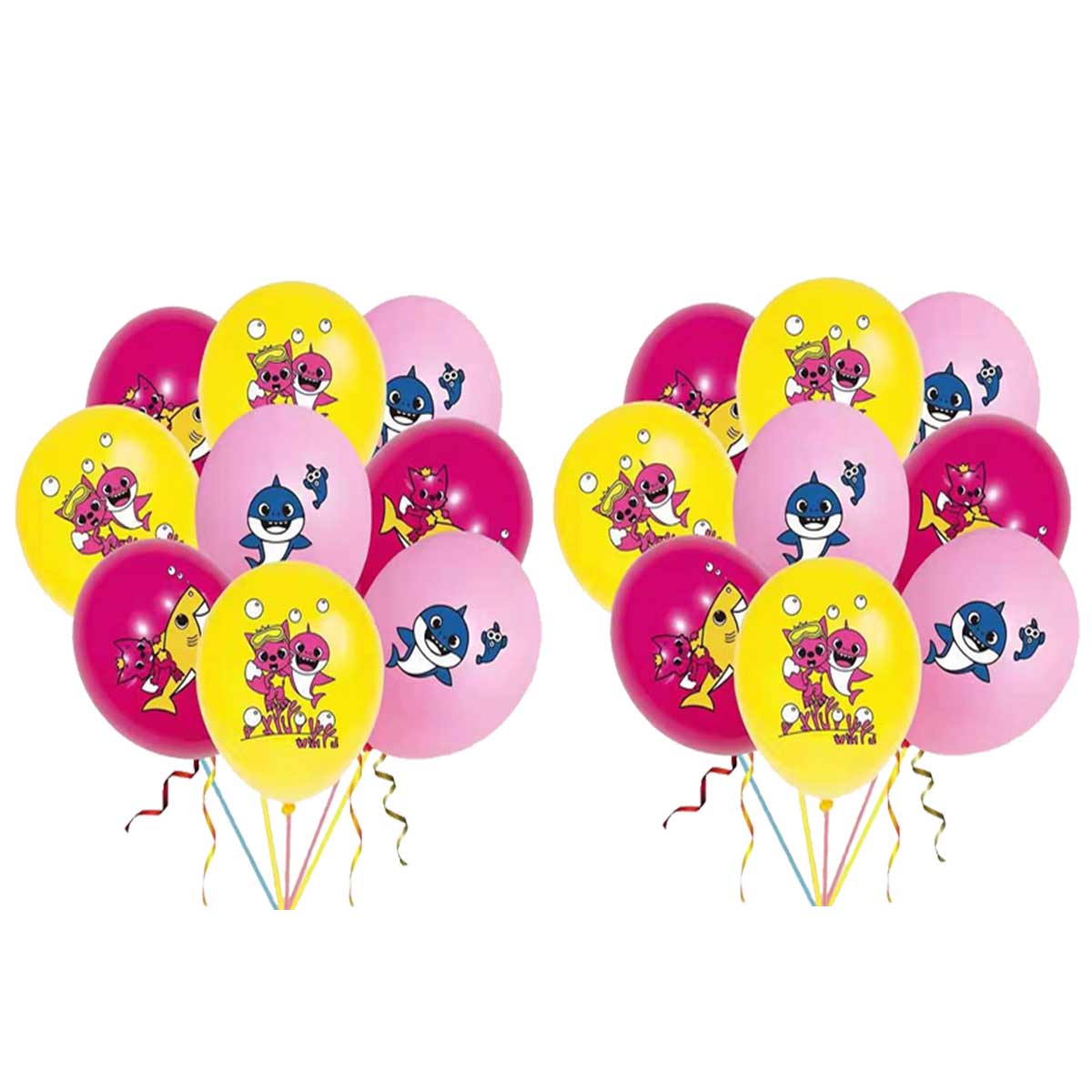 Baby Shark Balloons Party Supplies Birthday Favors Decorations Decor ...