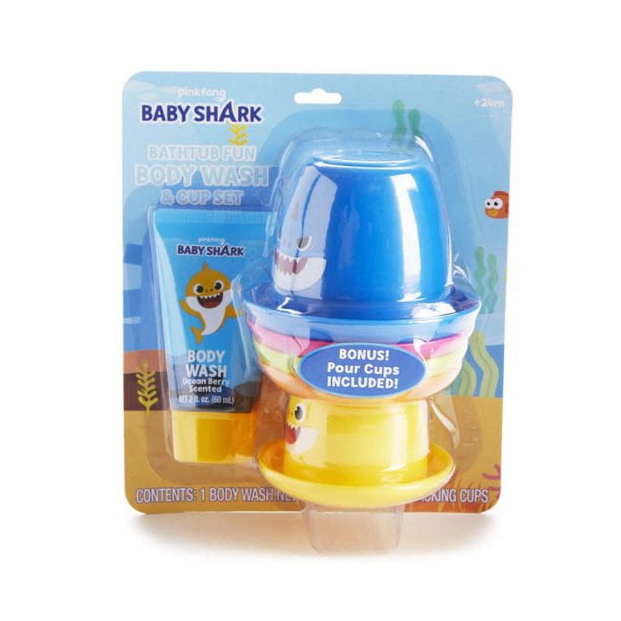 Baby Shark Bath Cup Set Asst - Walmart.com