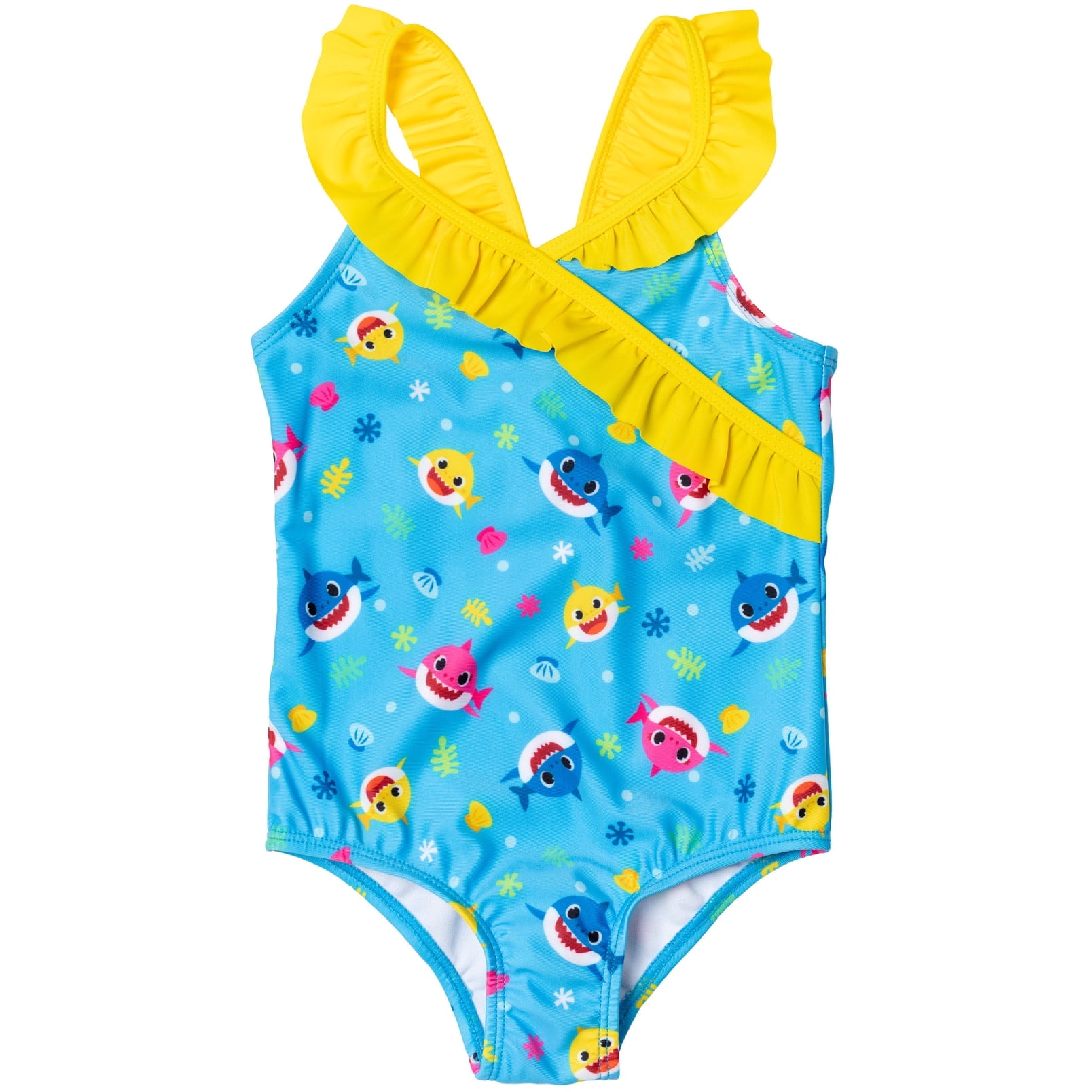 Baby Shark Crossover One-Piece Swimsuit (Girl’s) - Walmart.com