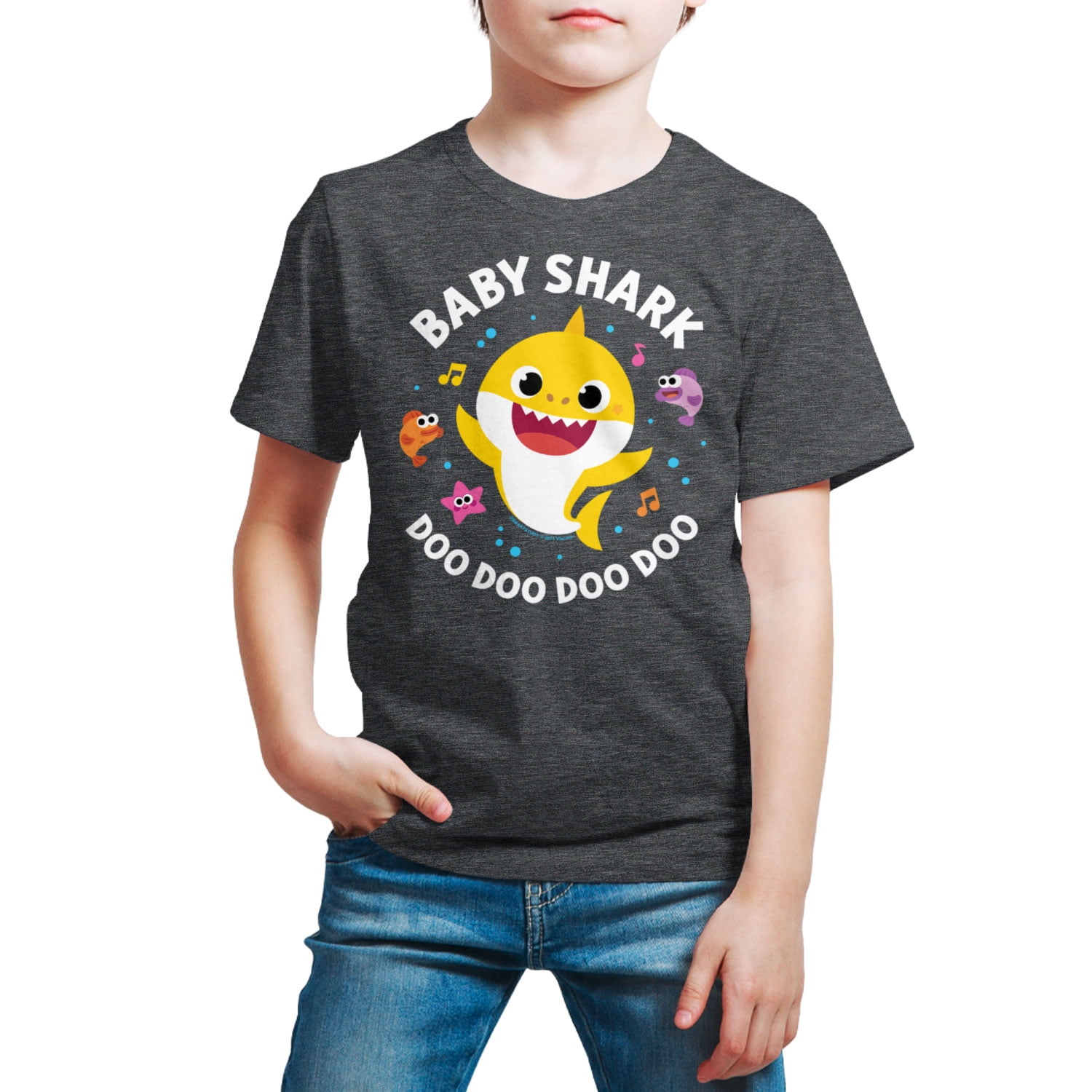 Baby Shark Doo Doo Doo Doo - Toddler And Youth Short Sleeve Graphic T ...