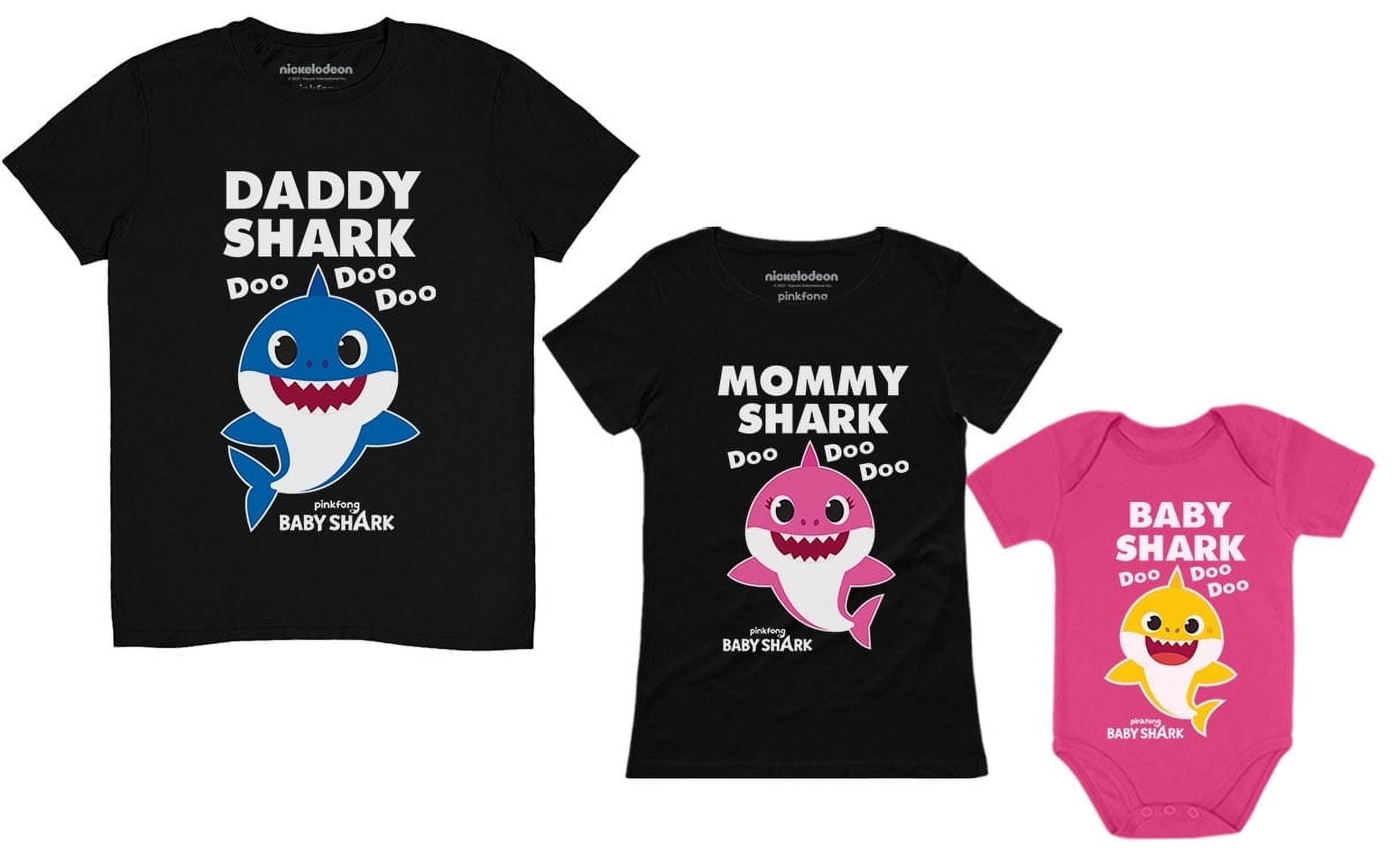 Baby Shark Family Set for Daddy Mommy Baby Matching Father Mother ...