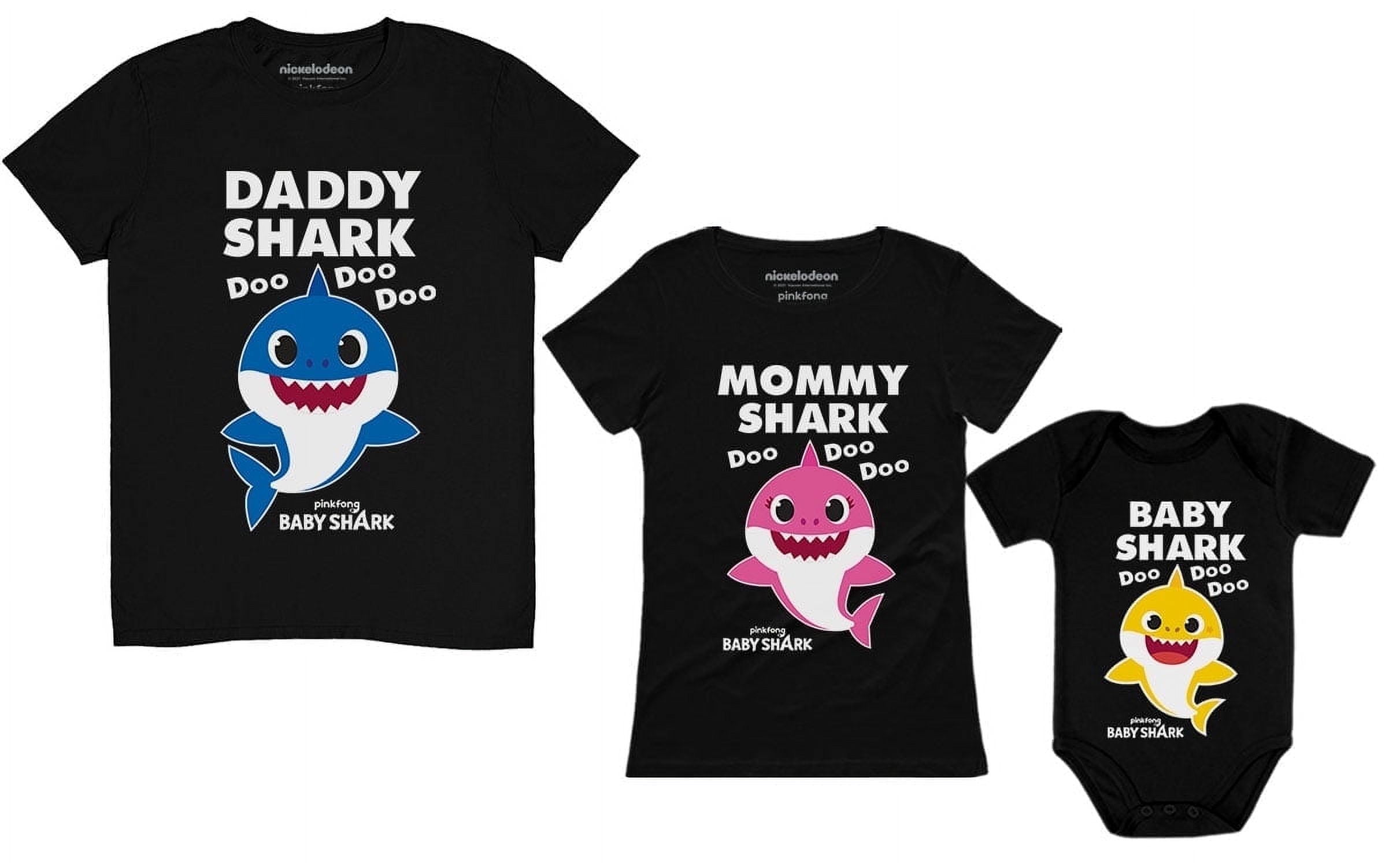 Baby Shark Family Set for Daddy Mommy Baby Matching Father Mother ...